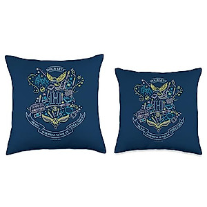 Harry Potter Iconic Hogwarts Throw Pillow, 18x18, Multicolor