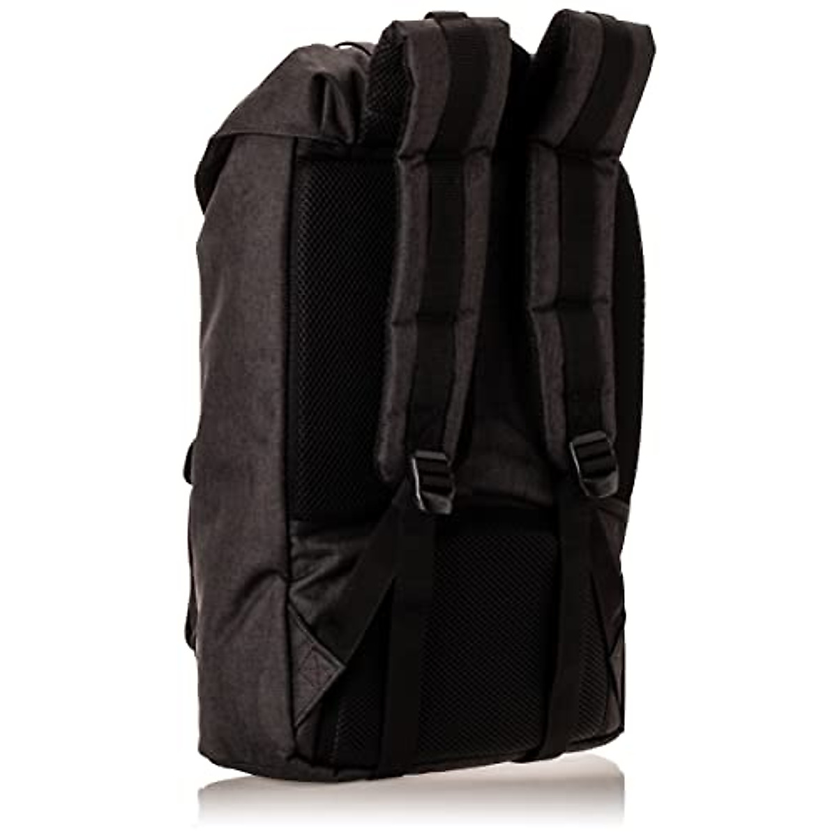 Herschel Little America Laptop Backpack, Black Crosshatch/Black Rubber, Mid-Volume 17.0L