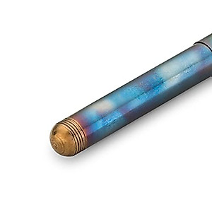 Kaweco LILIPUT Fountain Pen Fireblue I Exclusive Fountain Pen for Ink Cartridges Including Retro Metal Box I Fountain Pen 12.5 cm I Nib Width EF (Extra Fine)