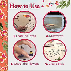 Microfleur 10 Pc Max Liners for Microfleur Max 9" Microwave Flower Press, Extra/Replacement Liners 10 Pc (5 Pair) - White Liners Only