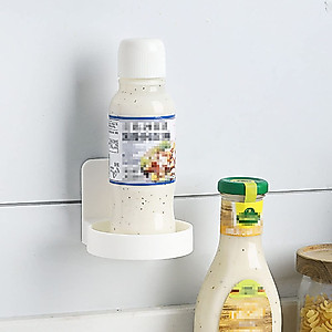 1PC Plastic Adhesive Floating Shelf Wall Mounted Wall Tray Adhesive Bathroom Storage Organizer Ledge Shelf for Home Decor,Kitchen,Office,Bathroom