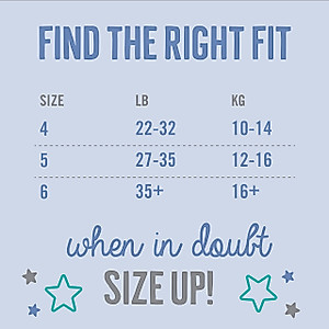 Seventh Generation Overnight Baby Diapers, Sensitive Protection, Size 6, 35+ lbs 17 Count, 4 Count (Pack of 1)