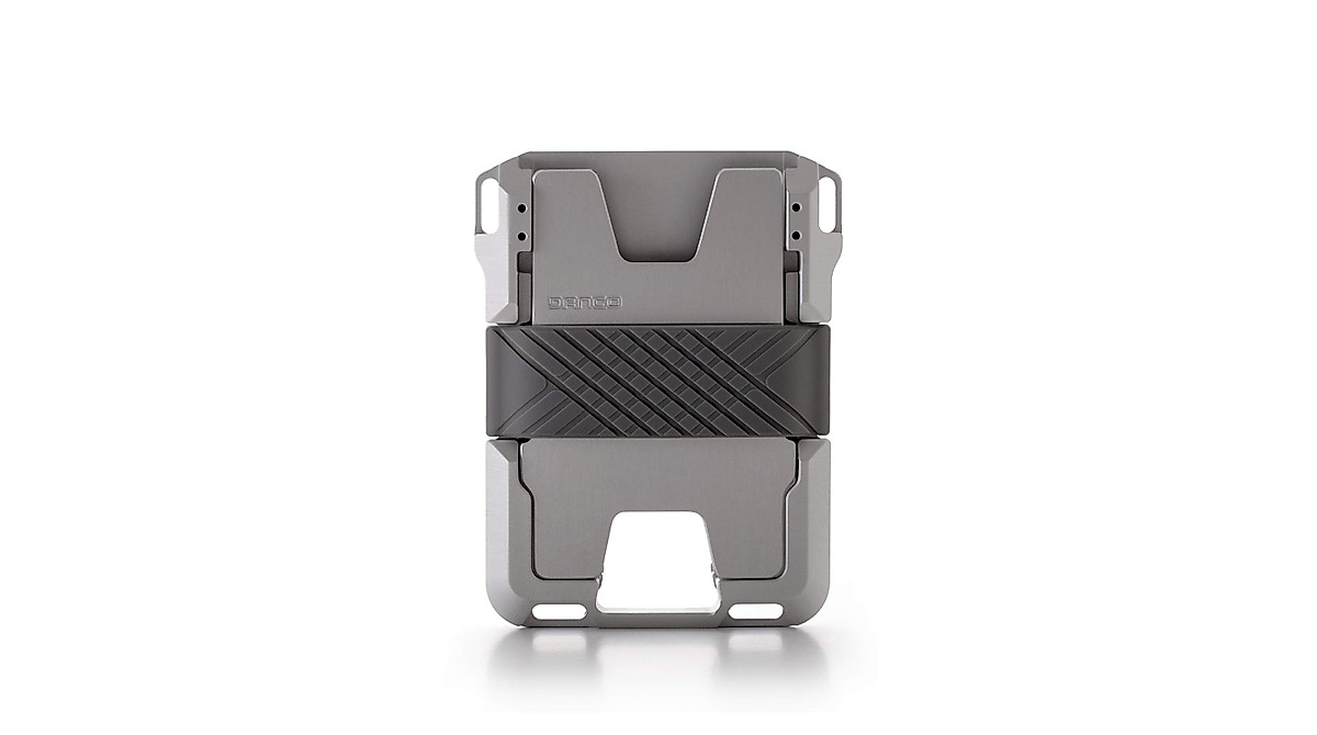 Dango Slim Minimalist Wallet - RFID Blocking, Satin Silver