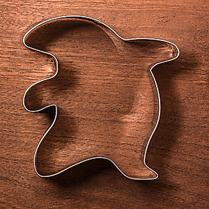 LILIAO Halloween Ghost Cookie Cutter - 3.6 x 3.7 inchess - Stainless Steel - By Janka