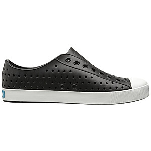 Native Shoes, Jefferson, Lightweight Sneaker for Adults, Jiffy Black/Shell White, 9 M US Women/7 M US Men