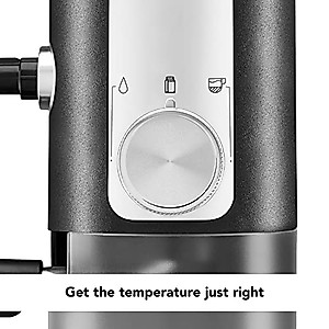 KitchenAid Semi-Automatic Espresso Machine and Automatic Milk Frother Attachment - KES6404