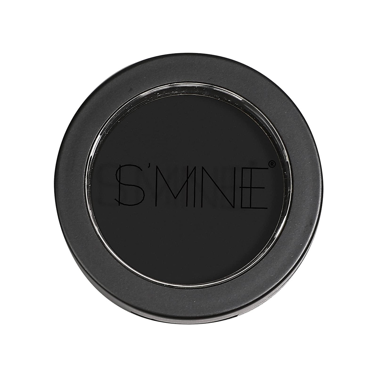 ISMINE Single Black Matte Eyeshadow Powder Palette High Pigment, Longwear, Intense Color Best Black Eyeshadow