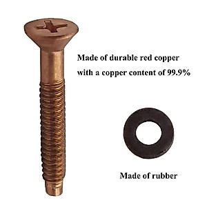 Zeiboat 4 Pack 79104800 Spa and Pool Light Screws with Gum Washers, Pool Screw Replacement