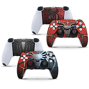 giZmoZ n gadgetZ GNG PS5 Digital Console Spider Skin Decal Vinal Sticker + 2 Controller Skins Set