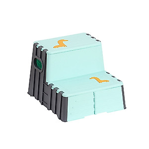 2-Step Folding Step Stool Collapsible Step Stool Ladder Child Kitchen Counter Stool Helper Toilet Potty Training Stool