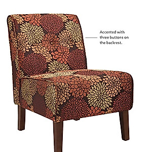 Linon Coco Accent Chair, Harvest