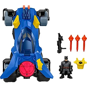 Fisher-Price Imaginext DC Super Friends Batman Toy Batmobile Vehicle & Figure Set for Preschool Pretend Play Kids Ages 3+ Years