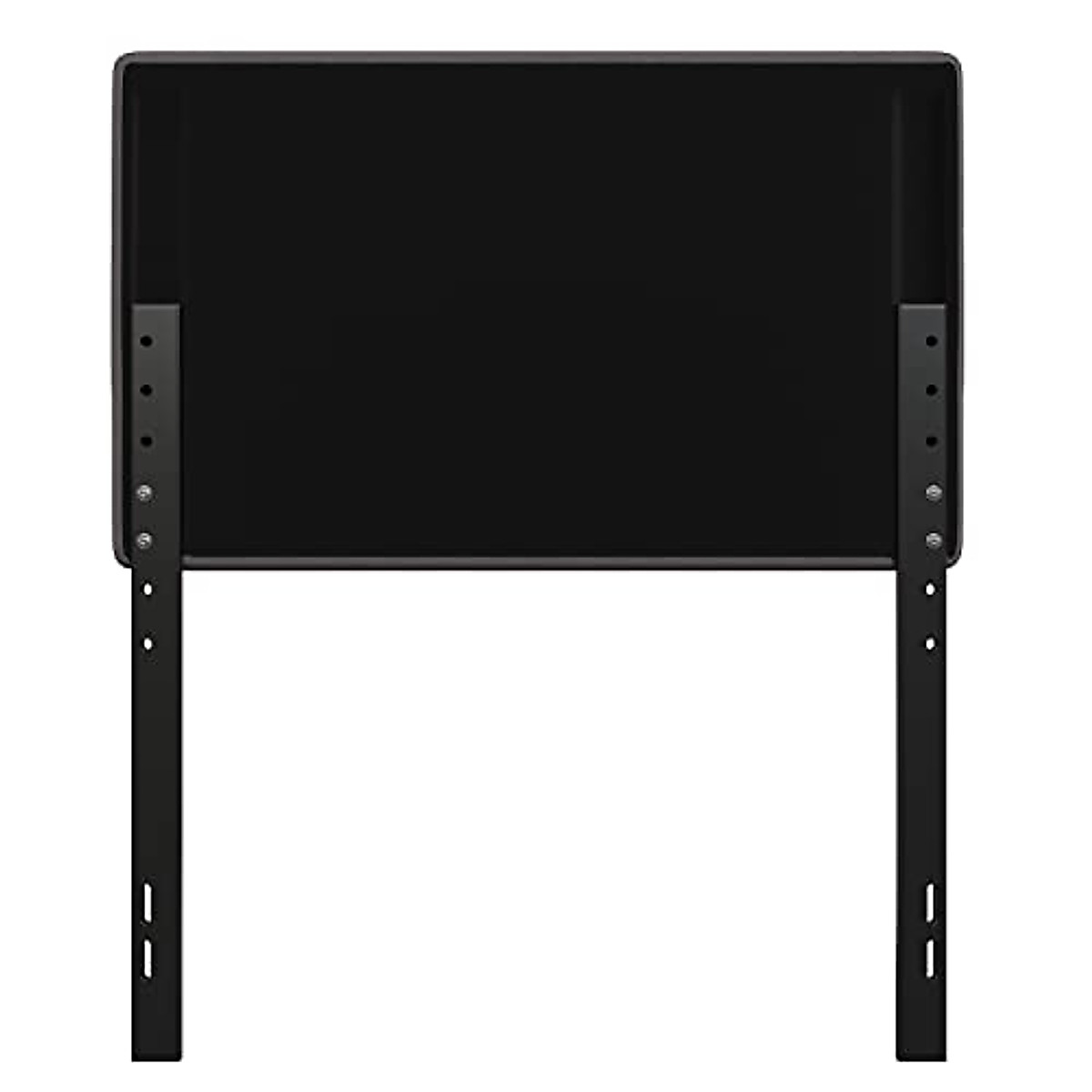 Flash Furniture Paxton Upholstered Headboard - Channel Stitched Gray Fabric Upholstery - Twin - Adjustable Height from 44.5" to 57.25" From Floor