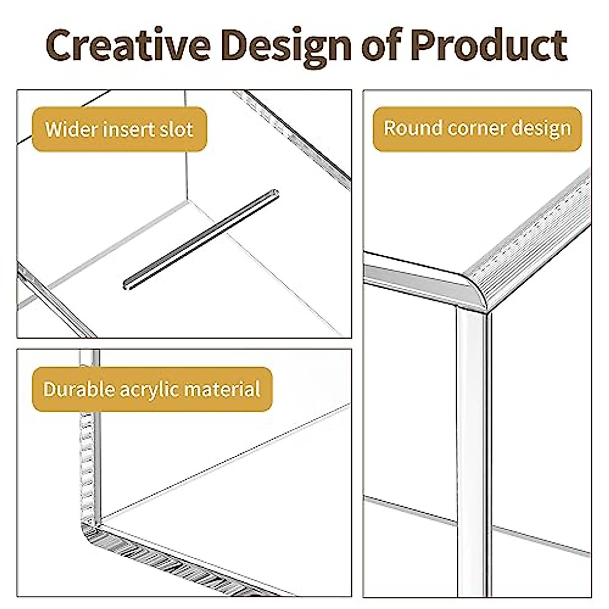 NIUBEE Piggy Bank for Adults, Acrylic Piggy Banks for Boys Girls Saving Real Money Cash Coin Jar, Must Break to Open Savings Box, Unbreakable Clear Money Saver(7x5x3 inch)