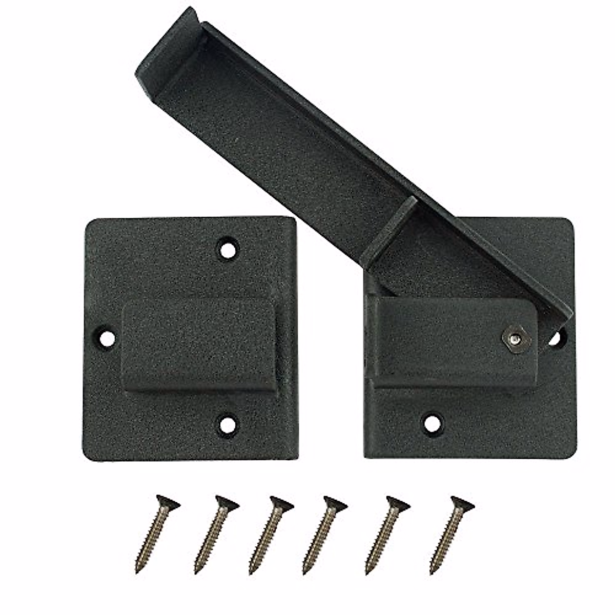 Everbilt Black Extra Heavy Duty Gate Flip Latch