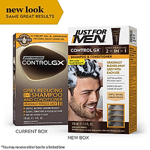 Just For Men Control Gx 4 Ounce 2-N-1 Shampoo & Conditioner (Pack of 2)