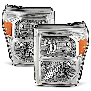 ACANII - For 2011-2016 Ford F250 F350 F450 Super Duty Headlights Replacement [OE Factory Style] Headlamps Left+Right