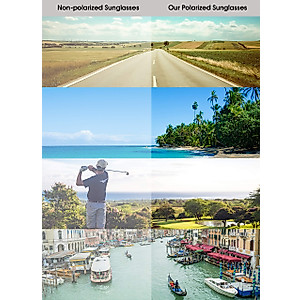 JIM HALO Polarized Aviator Sunglasses Men Women Vintage Square Driving Glasses (Matte Coffee Frame/Polarized Brown Lens)