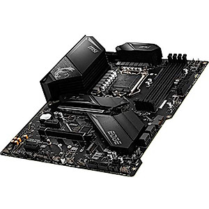 MSI MPG Z490 GAMING EDGE WIFI ATX Gaming Motherboard (10th Gen Intel Core, LGA 1200 Socket, DDR4, CF, Dual M.2 Slots, USB 3.2 Gen 2, Wi-Fi 6, DP/HDMI, Mystic Light RGB)