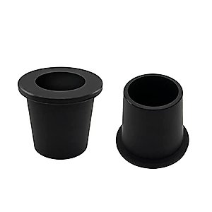 GHAMYEE Patio Table Umbrella Hole Ring Patio Umbrella Cone Wedge Plug Umbrella Stabilizer Sleeve for 2 to 2.5 Inch Patio Table Hole and 1.5 Inch Umbrella Pole Adapter (Black)