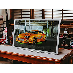 TINITIAL 1990' JDM Car Tin Sign Metal Poster Plaque 4 in 1 set of Honda NSX Mazda RX7 Nissan S13 Supra A80 Vehicle Wall Decor Art Picture Gift Painting for Any Seasonal Occasion 8"x12"