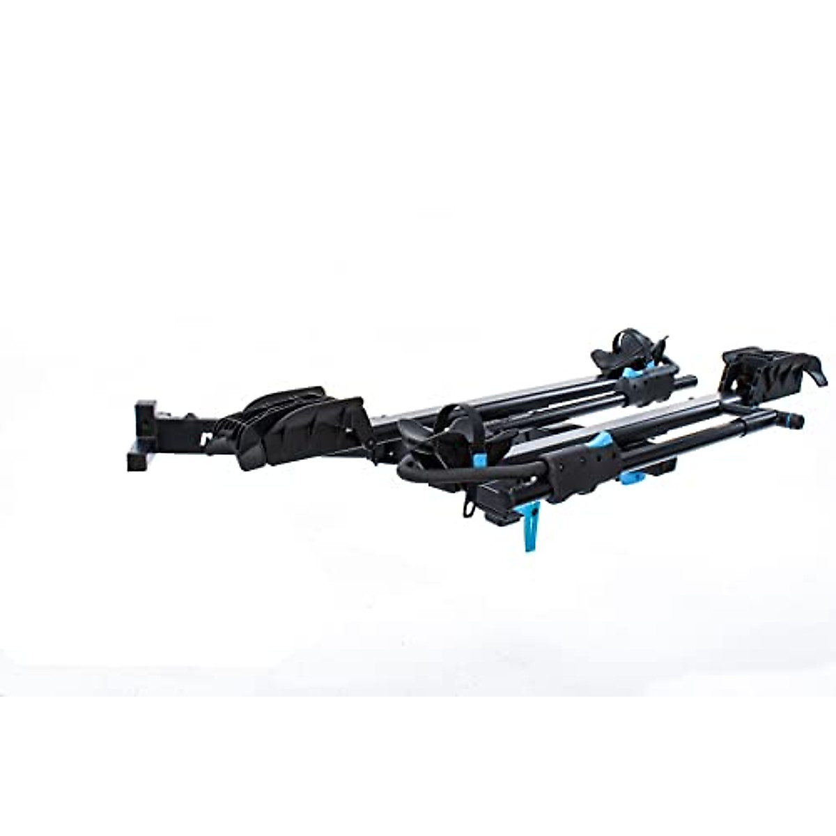 RockyMounts BackStage 2" Receiver Swing Away platform hitch 2 bicycle rack. Allows full access to the rear of the vehicle with bikes on or off the rack.