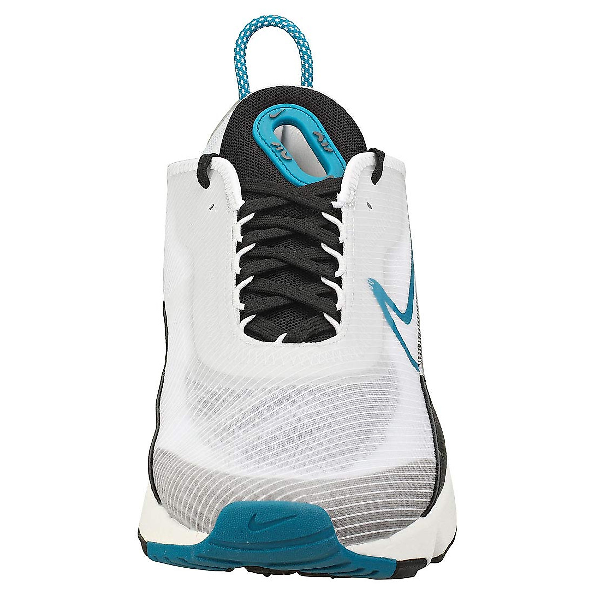 Nike Men's AIR MAX 2090 Running Shoe, White Green Abyss Black Pure Platinum Summit White Lt Smoke Grey, 14