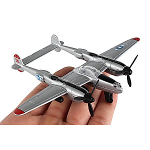 Daron Worldwide Trading Runway24 P38J Vehicle, Silver