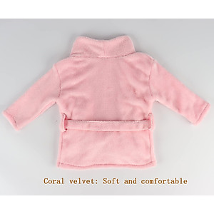 Adolala Newborn Photography Props 4 PCS Photoshoot Outfits Bathrobe Baby Curler Hat Bead Necklace Glasses Costume Sets