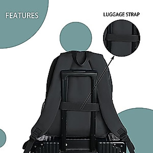 Cango Casual Lightweight Large Capacity School Daypack and Work Backpack, fits multiple school accessories, Water resistant bookbag for Teens, Men, and Women.