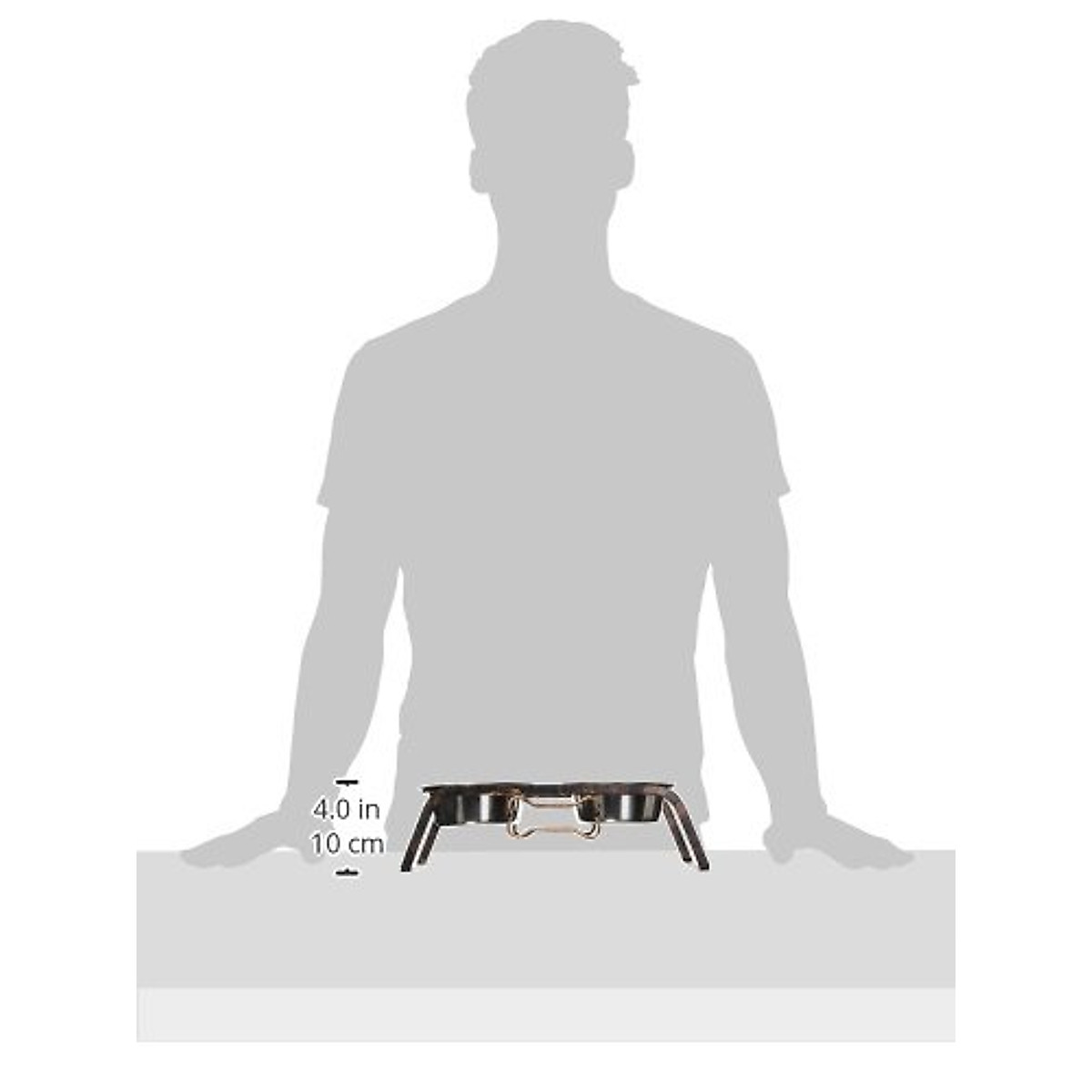 Loving Pets Black Label Collection Layton Diner for Dogs, 1-Pint, Matte Black