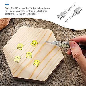 EXCEART 12Pcs Dispensing Needle Blunt Tip Stainless Steel Lock Needles Accuracy Precision- yringe Needle (16G)