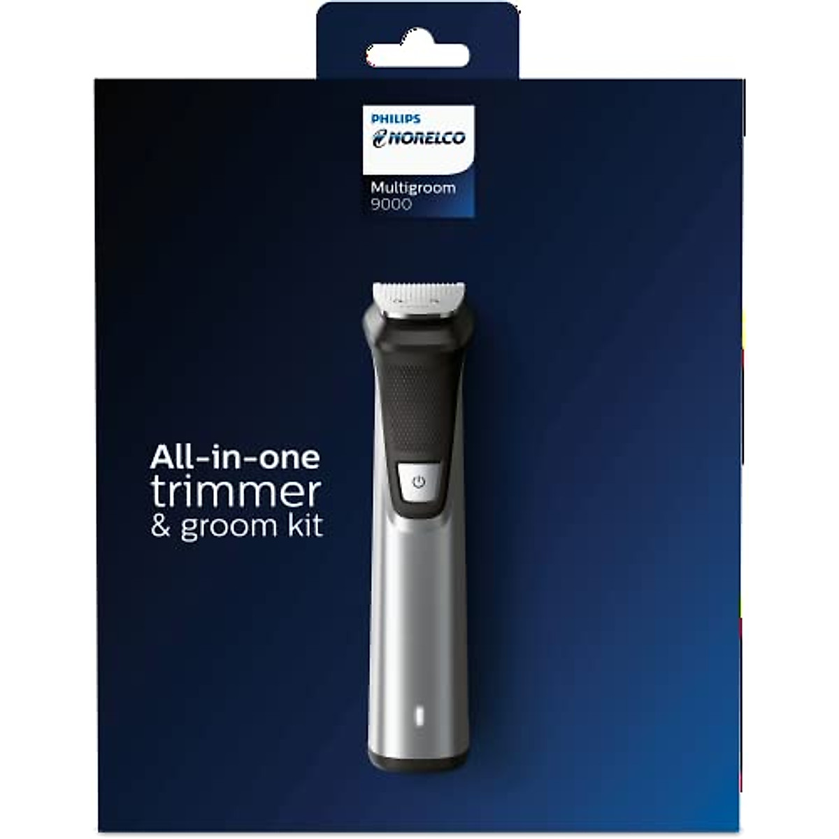Philips Norelco Multi Groomer 29 Piece Mens Grooming Kit, Trimmer for Beard, Head, Body, and Face - NO Blade Oil Needed, MG7791/40