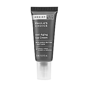 Paula's Choice RESIST Anti-Aging Eye Cream with Shea Butter & Vitamin C for Puffy Eyes, Wrinkles, Fine Lines & Crow's Feet, 0.5 Fl Oz