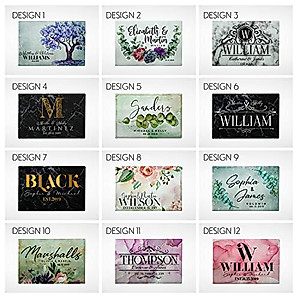 Personalized Cutting Board - 12 Designs, Glass Cutting Board - Wedding Gifts for Couples, Housewarming Gifts, Gift for Parents and Grandma, Kitchen Sign - Large Rectangle