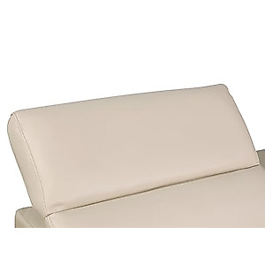 BlackJack Furniture Riccardo 8-Piece Italian Leather Sectional Sofa with 4 Power Reclining Couch Seats, USB & Wireless Chargers, Headrests, Lumbar Support, Cup Holder, and Console Storage, Beige