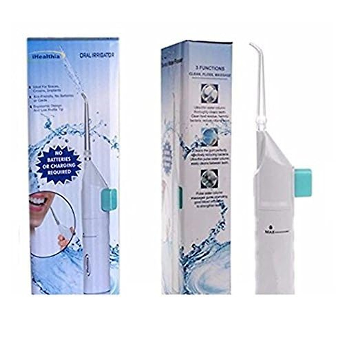 Dental Water Flosser for Teeth for Children & Adults - Water Floss Dental Toothpick for Braces & Teeth Cleaning, Water Floss + Mouthwash Hygiene Kit Power Floss