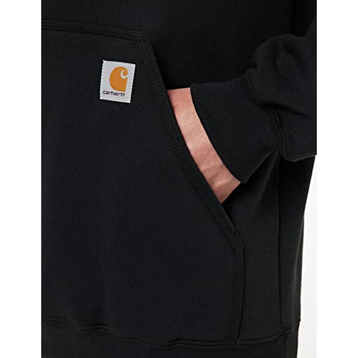 CarharttMenLoose Fit Midweight Logo Sleeve Graphic SweatshirtBlackSmall