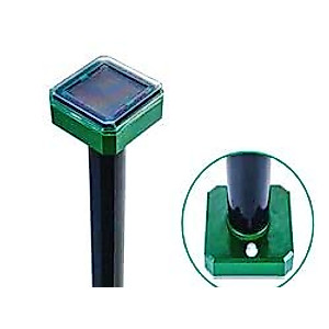 Solar Powered Mole and Snakes Repellent for Garden & Outdoor with Rechargeable Battery, Waterproof & Environment Friendly MANHATTANSUN