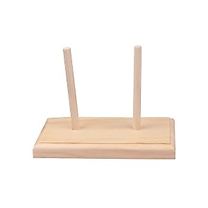 1pc Embroidery Line Tool Holder Hair Braiding Tools Quilting Spool Wood Embroidery Thread Holder Wooden Thread Holder Wooden Spool Organizer Thread Embroidery Bamboo Conical