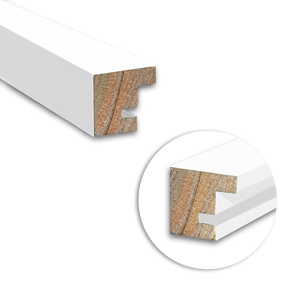 Art Emotion White 16x20 Picture Frame with 11x14 Mat (Handmade Finishing Seamless Surface)| Versatile Wood Frame for Photos, Posters, and Art | Modern Design for Home or Office Decor