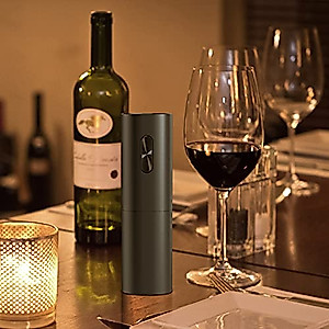 Rocyis Electric Wine Opener-Wine Bottle Opener Battery Operated-Automatic Corkscrew Wine Opener Kit, Wine Accessories Gift for Wine Lovers
