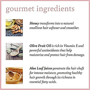 Camille Rose Honey Hydrate “The Leave-In Collection” | Hair Softening, Smoothing and Conditioning Leave-In, 9 fl oz