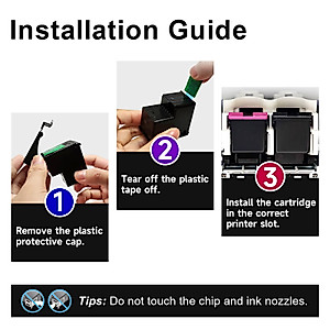 243 and 244 Ink Cartridges Combo Pack, ATOPINK Remanufactured Ink Cartridge Replacement for Canon PG-243 CL-244 (Black, Color) | for Pixma TR4520 MG3022 MX490 MG2522 MG2520 TS202 TR4527 MG2920 Printer
