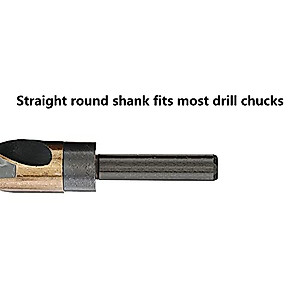 VALYRIANTOOL 1-1/2 in. x 6 in. Fractional Cobalt Silver and Deming Drill Bits 1.5" HSSCO High Speed Steel M35 S&D Twist Drill Bits for Stainless Steel 1/2" Reduced Shank 6" OAL 135-Degree Split Point