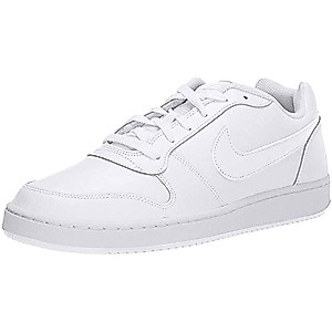 Nike Women's Ebernon Low Sneaker, White/White, 8 Regular US
