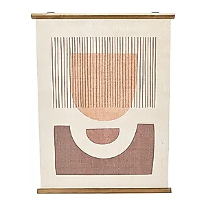 Main + Mesa Modern Boho Wood Scroll Wall Décor