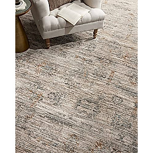 LOLOI Jean Stoffer Katherine Collection KES-04 Pebble/Ocean 7'-10'' x 10' Area Rug