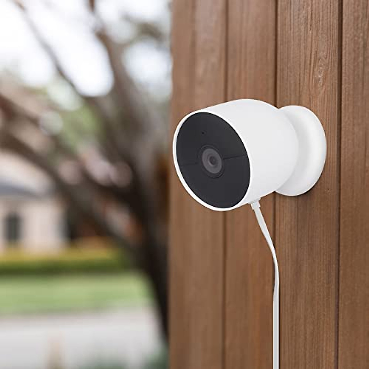 UYODM Power Cable Compatible with Google Nest Cam Outdoor or Indoor, Battery - 32.8 ft/10m Weatherproof Charging Cable Power Your Nest Cam (Battery) Continuously - White