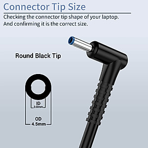 200W-Charger-HP-Omen-Charger - Laptop Power Adapter for Pavilion Gaming, Victus 15 16, ZBook Studio 15 17 G3 G4 G5,Spectre X360 16-f2097nr 15-eb0065nr, Envy 15-ep0098nr 16-h0787nr 16-h0747nr Blue Tip